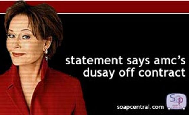Statement Says Dusay Taken Off Contract