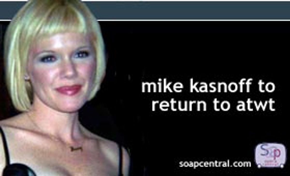 Mike Kasnoff returning to town