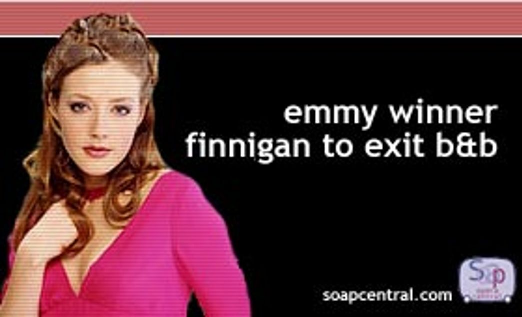 Emmy winner Jennifer Finnigan to exit B&B