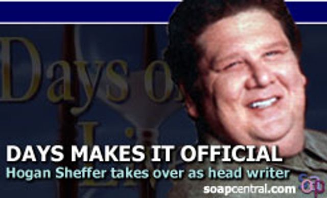 It's official: Hogan Sheffer is DAYS' head writer
