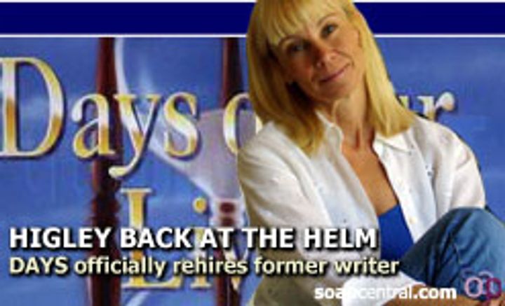 Dena Higley returns as DAYS' head writer