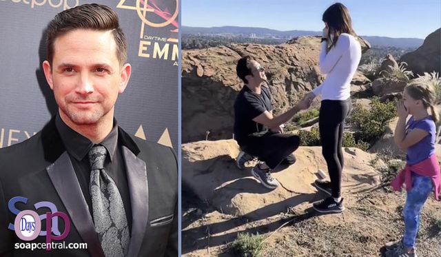 WATCH: DAYS, GH star Brandon Barash pops the question to his real-life ...