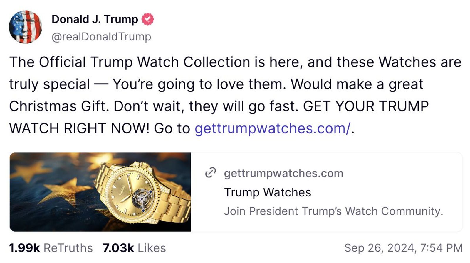 5 best Donald Trump watches to check in 2024