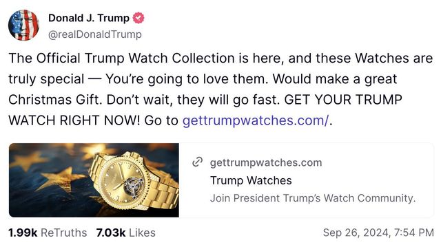 5 best Donald Trump watches to check in 2024