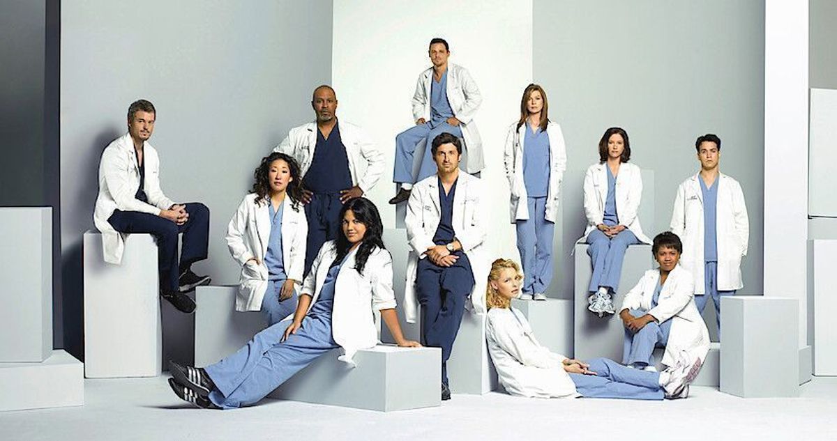What is the list Grey's Anatomy Cast?