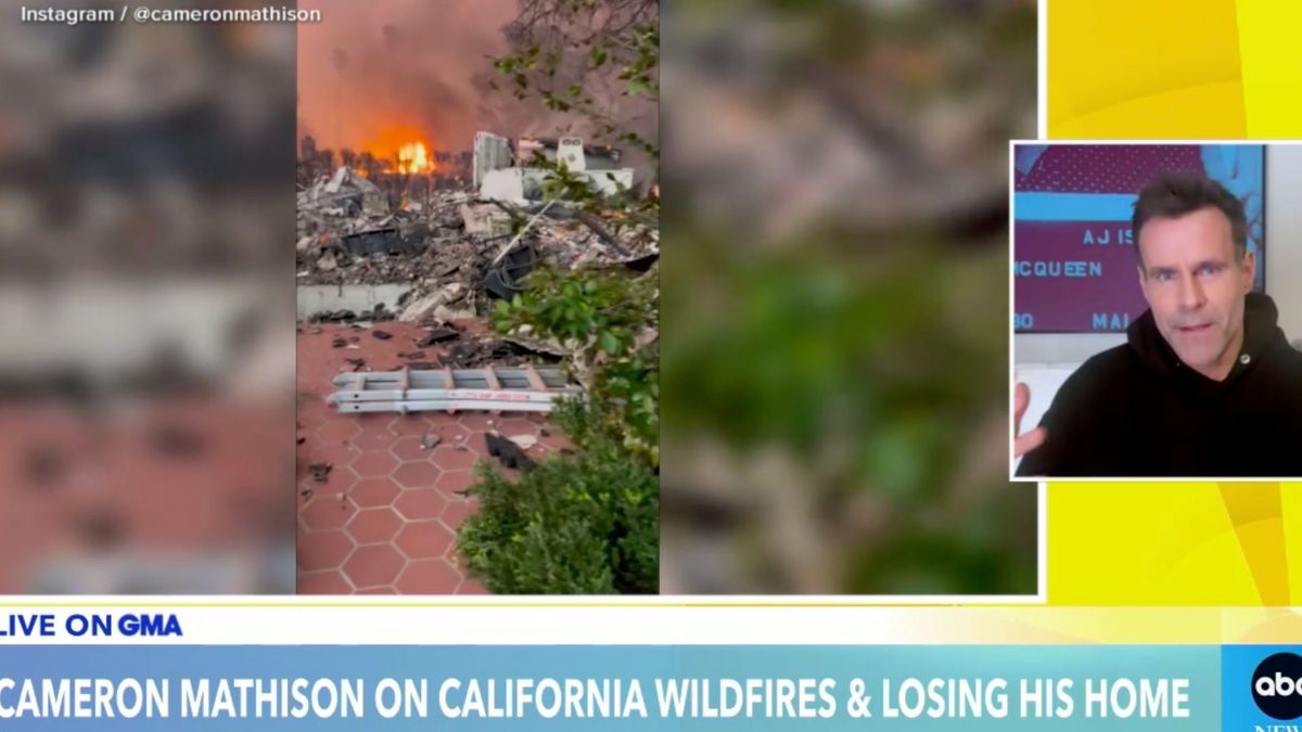 General Hospital's Cameron Mathison opens up about losing 'everything' in the California wildfires