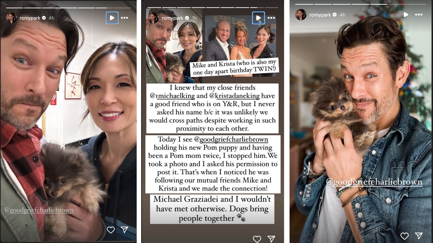 How The Bold and the Beautiful's Romy Park bonded with Y&R's Michael ...