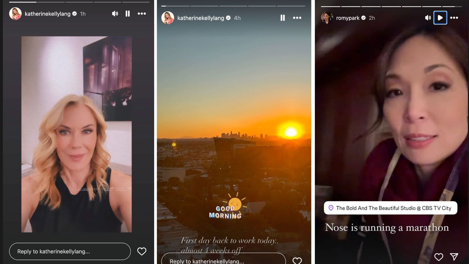 Behind the scenes: The Bold and the Beautiful is back at work