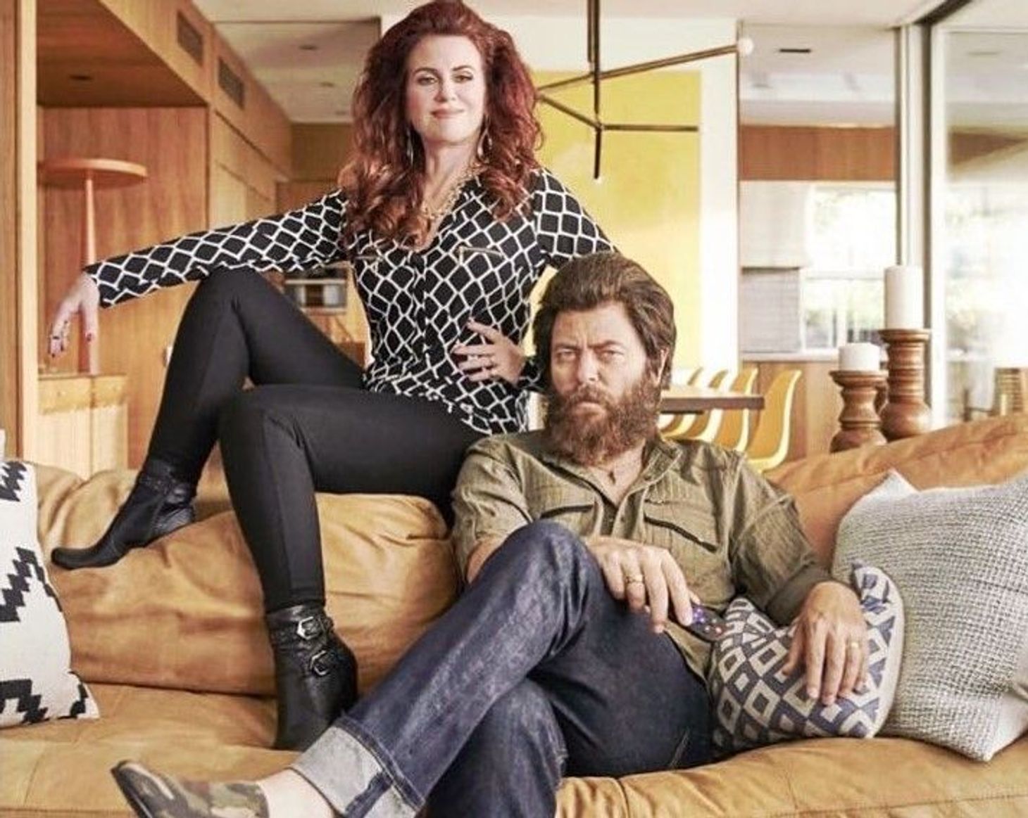 Who are Nick Offerman's family?