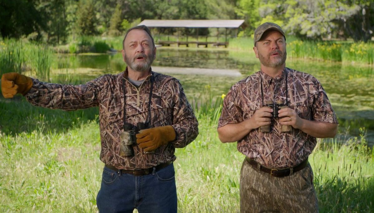 Who are Nick Offerman's family?