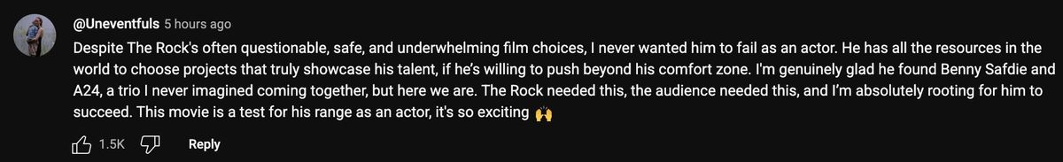 "Looks amazing": Fans react to The Smashing Machine starring The Rock ...