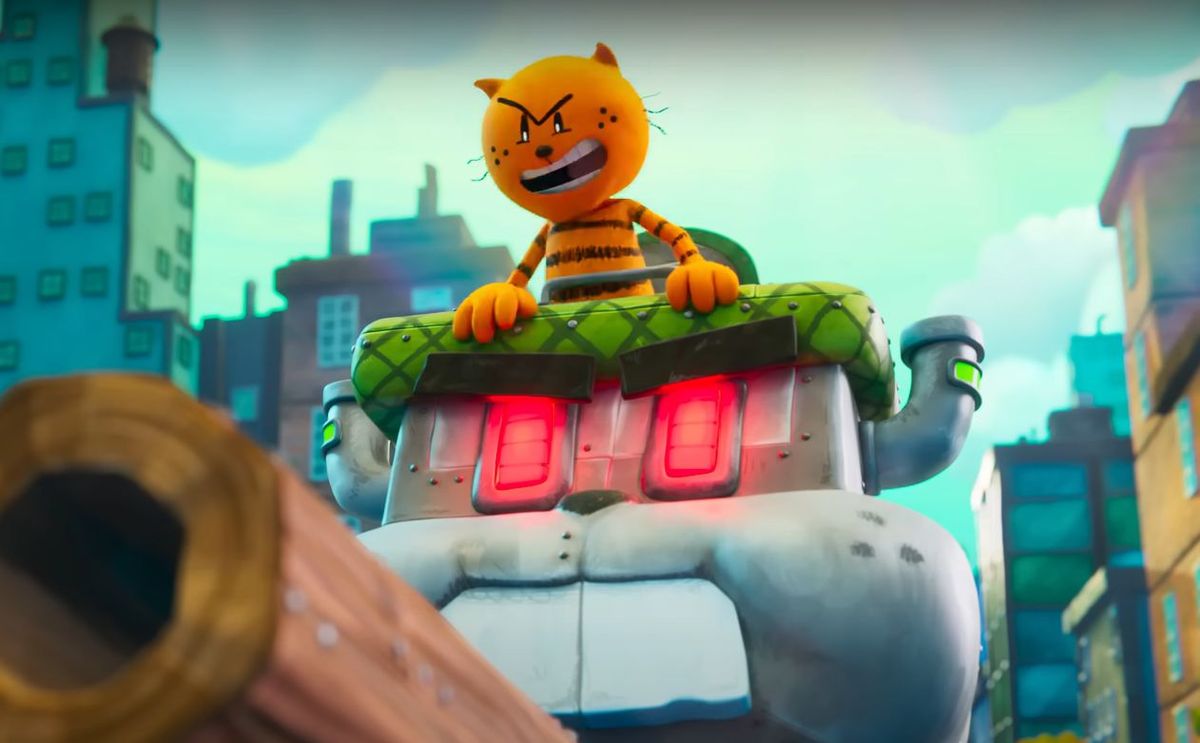 Who plays Petey in Dog Man