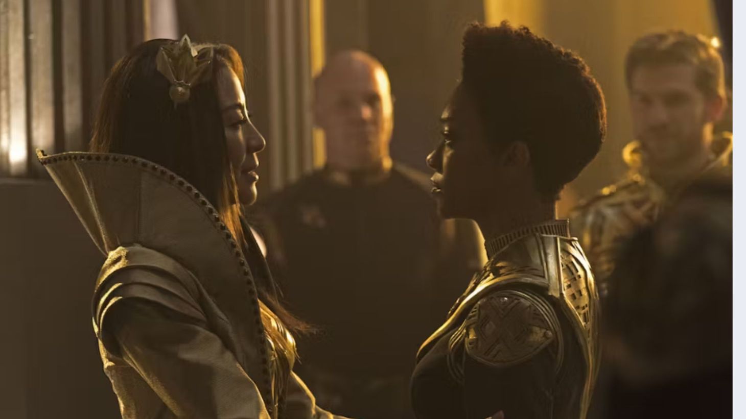 Michael Burnham becoming captain was indicated quite early in Star Trek ...