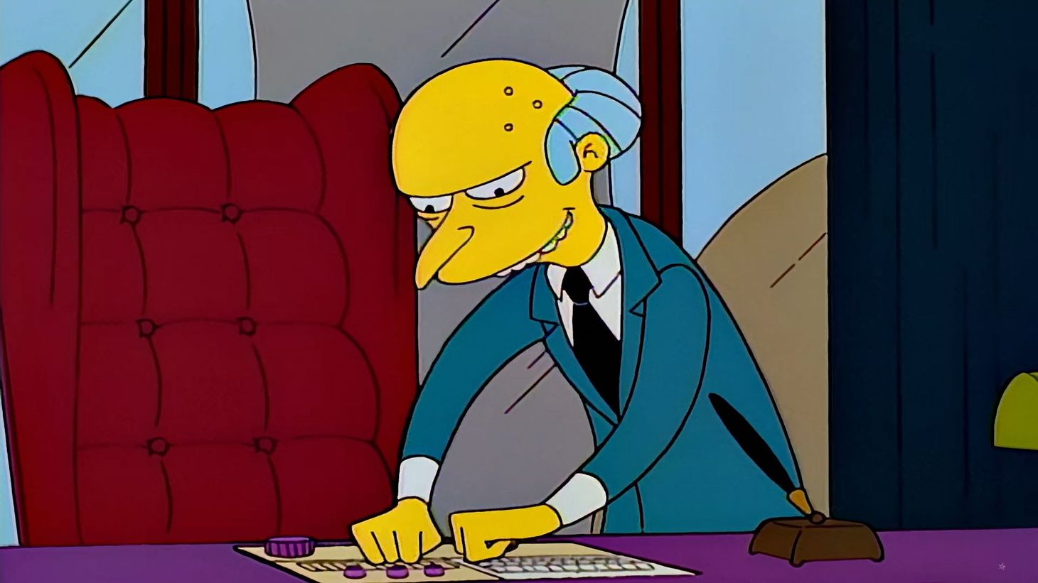How much money does Mr. Burns have in The Simpsons