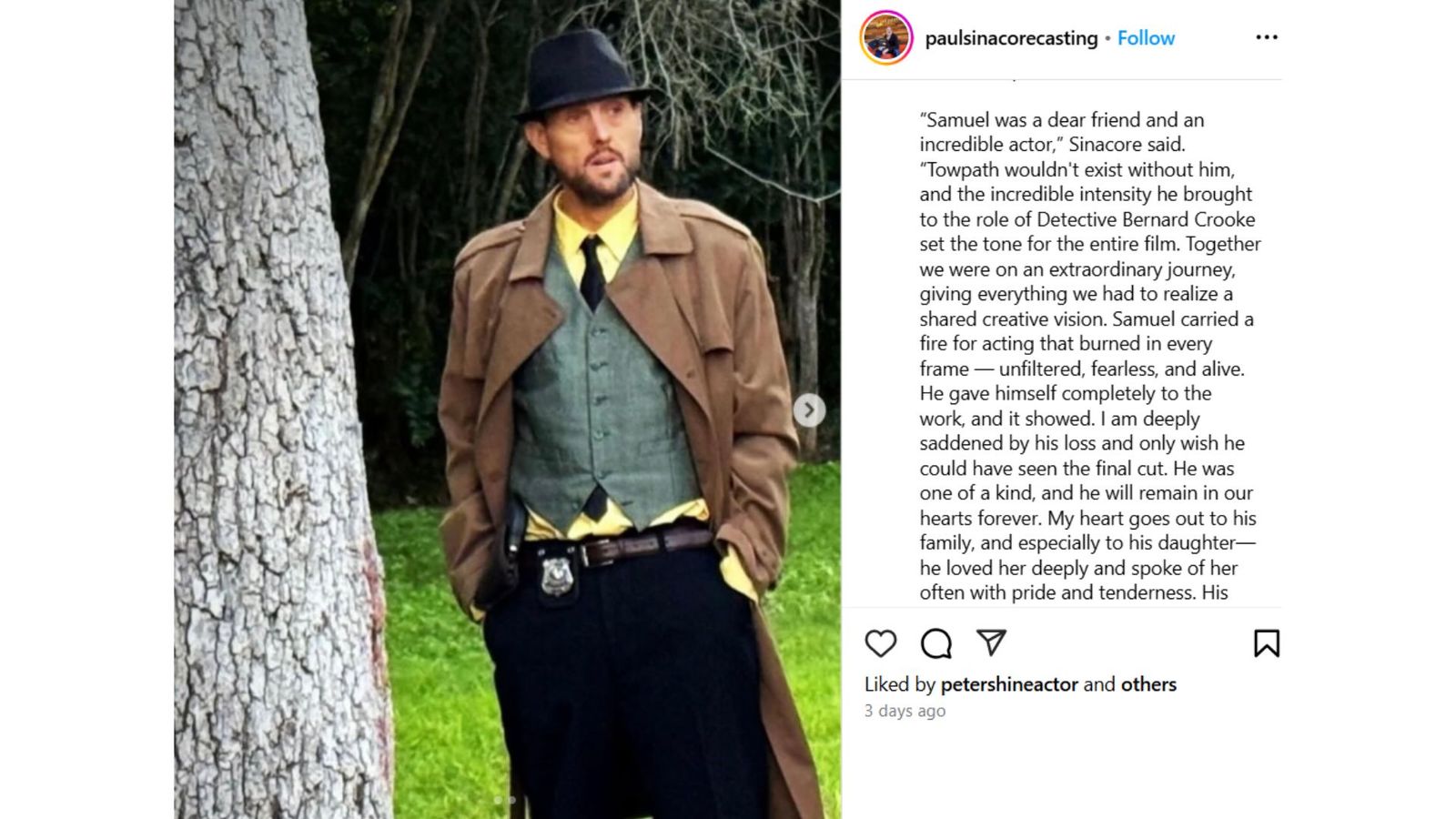 Who did Samuel French play in "Killers of the Flower Moon"? Actor dies ...