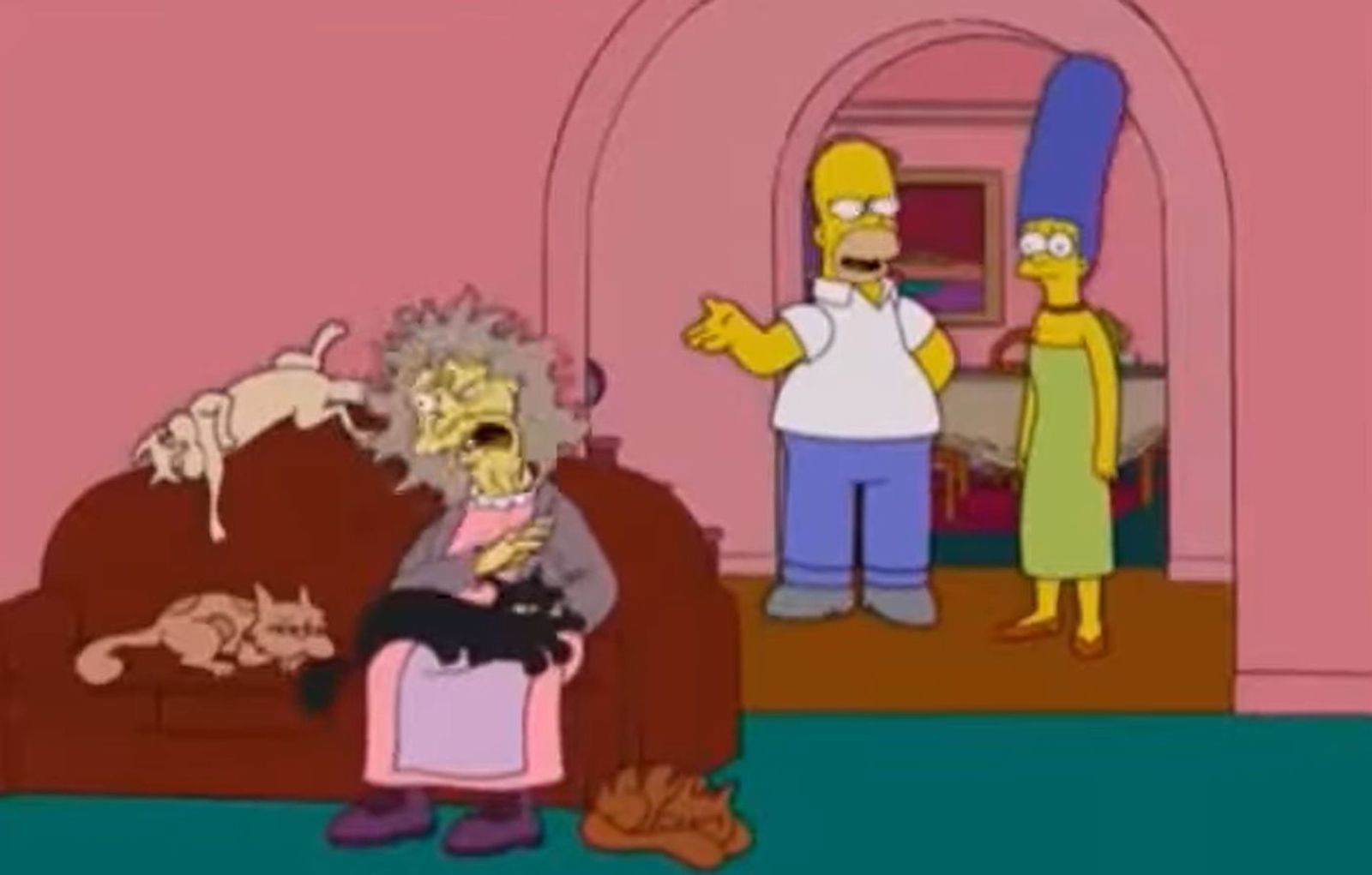 Who is the Crazy Cat Lady from The Simpsons