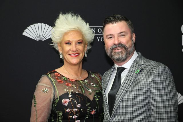 Anne Burrell was found lying "unconscious" in the shower by her husband ...