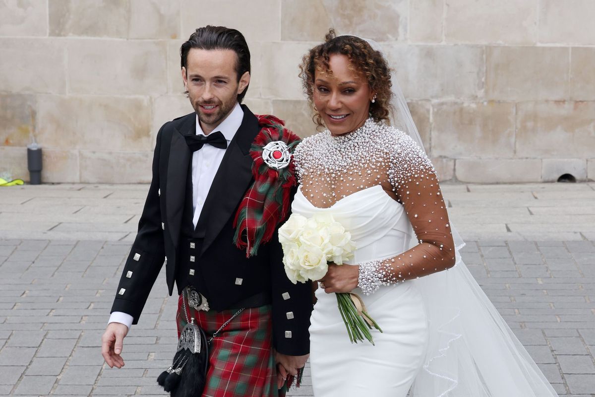 What did Mel B wear for her wedding to Rory McPhee? Outfit decoded