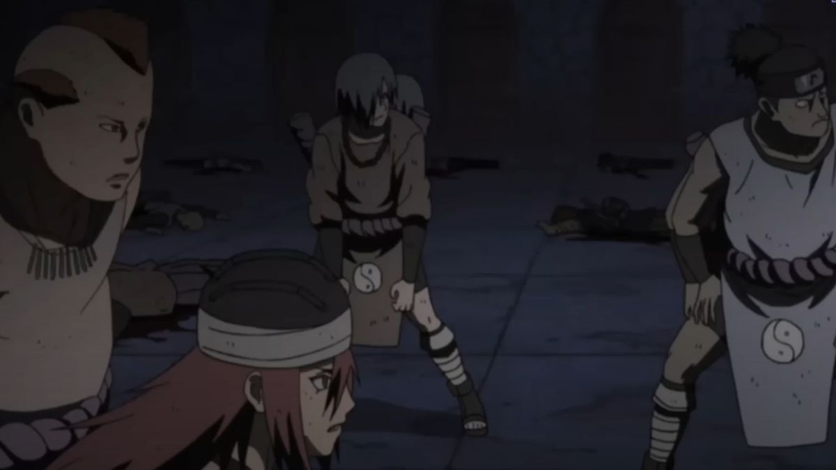 Who are the 4 Bodyguards of Orochimaru in Naruto?