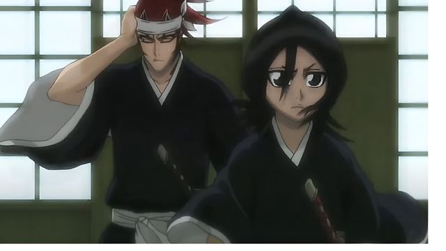 Who is Rukia's love interest in Bleach?