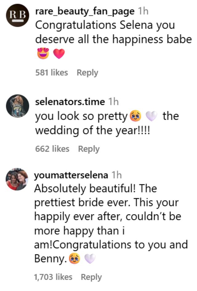 ‘The prettiest bride ever’: Internet sparks buzz as Selena Gomez shares ...