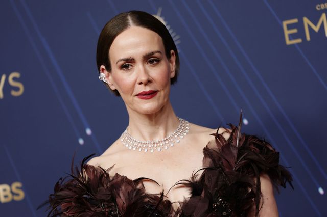 What role did Sarah Paulson play in Katherine LaNasa's 2025 Emmy Awards ...