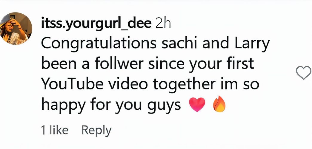 “this time not a prank”: Fans congratulate couple as influencer Laro ...