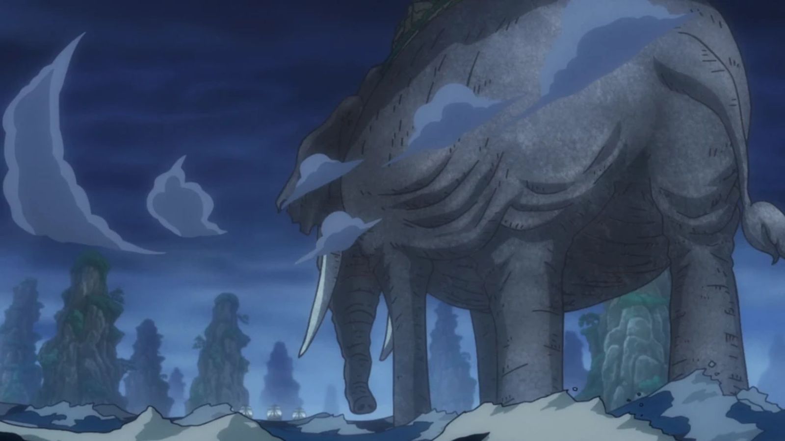 The elephant in the room: why Zunesha in One Piece still walks despite ...