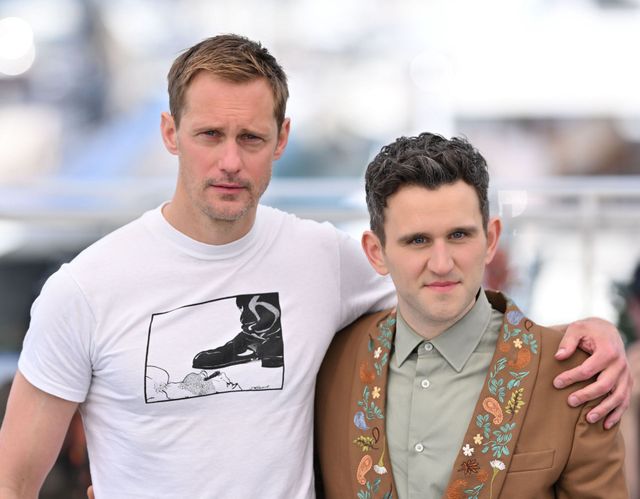 Pillion first posters starring Harry Melling and Alexander Skarsgård ...