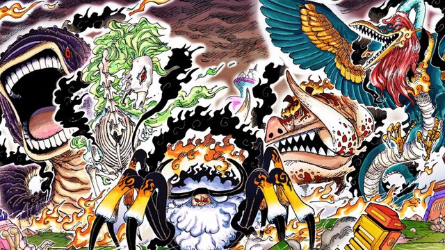 One Piece reveals the official colors for the Gorosei