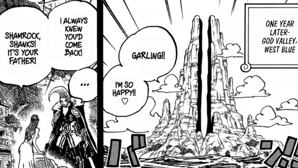 One Piece hiding the face of Shanks's mom during God Valley could hide ...