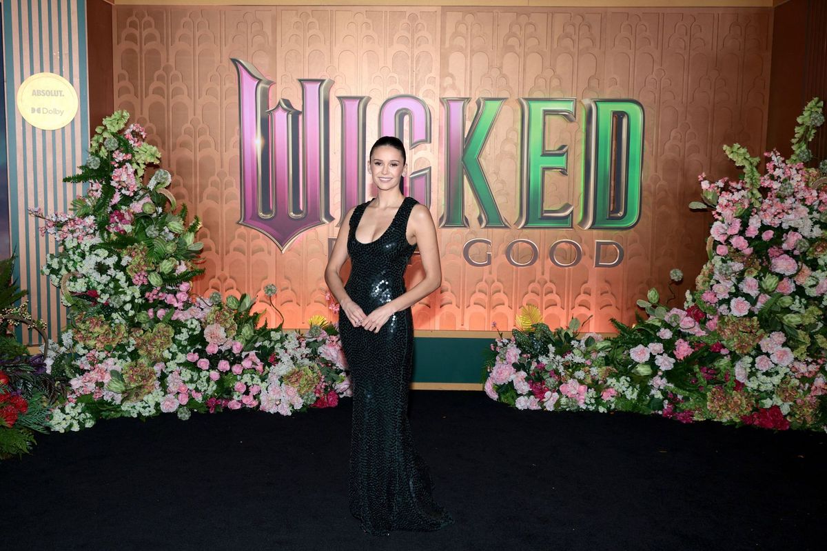 Who is Tyler Lain? Nina Dobrev walks Wicked: For Good red carpet with ...