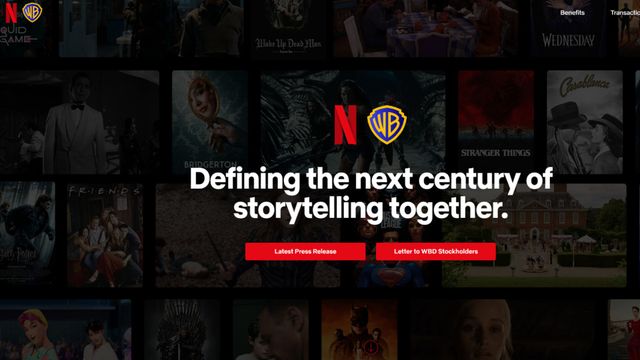 Netflix releases a new motto for the Warner Bros. acquisition