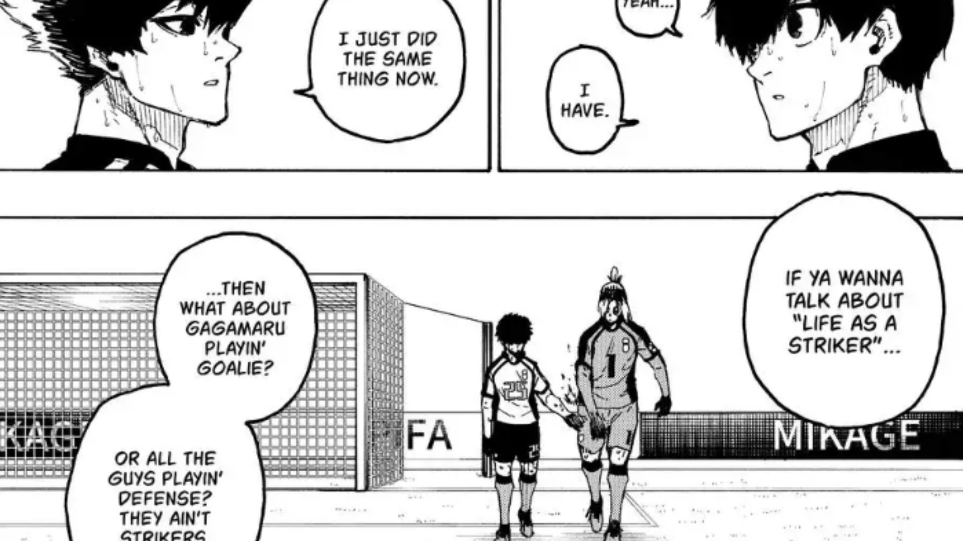 Blue Lock Chapter 337: Isagi and Karasu's clash splits the team in two