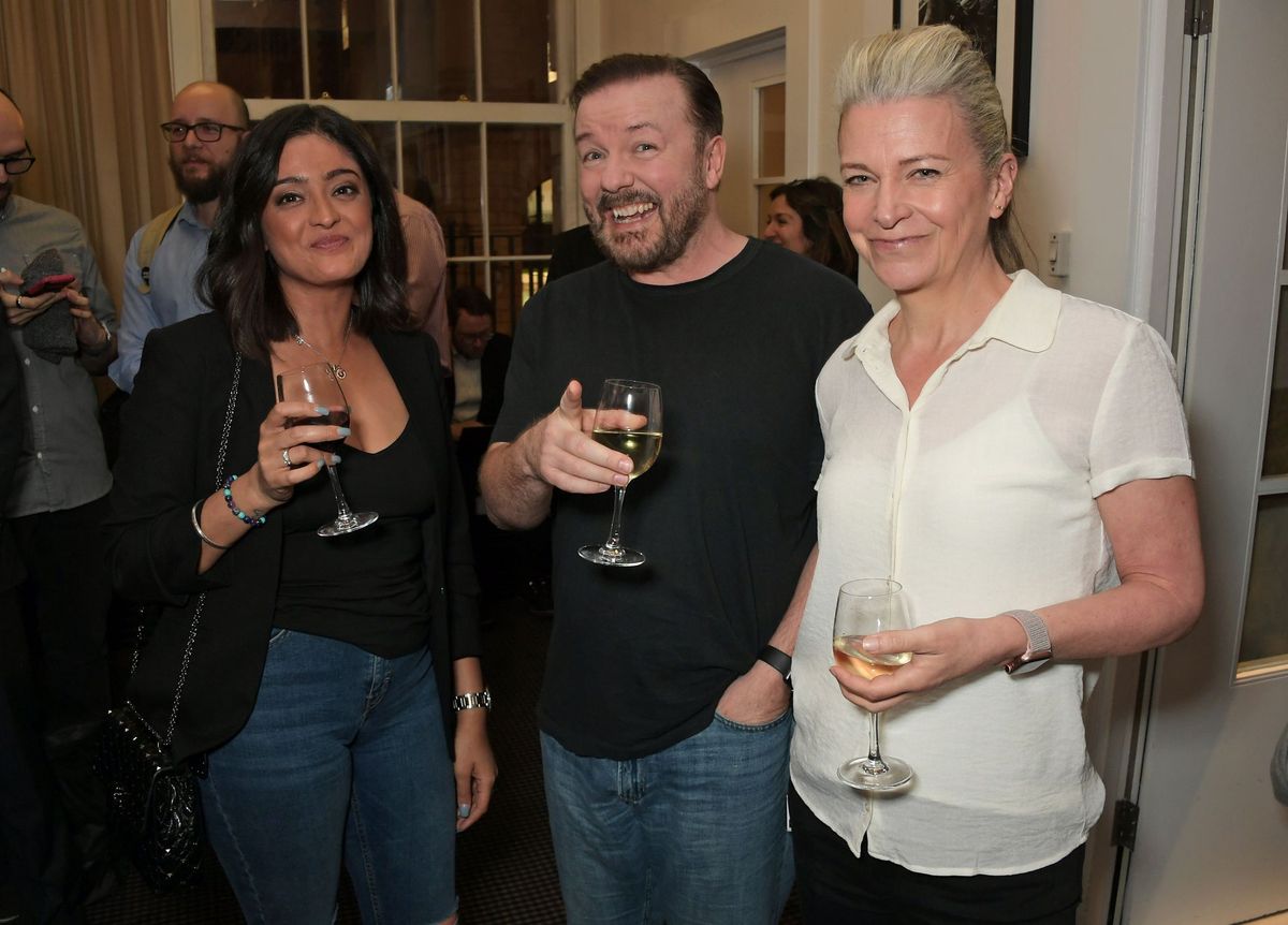 Are Ricky Gervais and Jane Fallon married? Relationship explored as ...