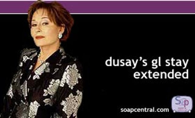 Dusay's stay as Alex extended