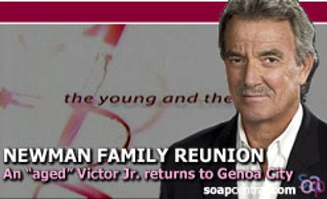 A much older Victor Jr. returns to Genoa City